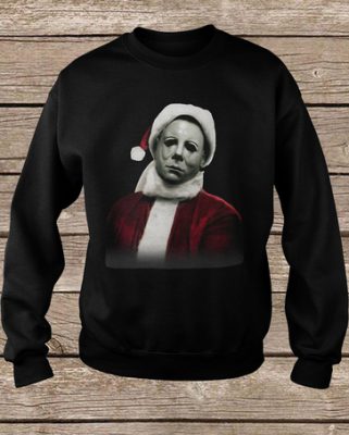 Christmas Michael Myers Santa sweatshirt - teehonesty