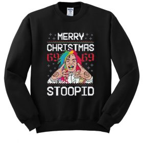 Merry Christmas 69 69 Stoopid sweatshirt - teehonesty