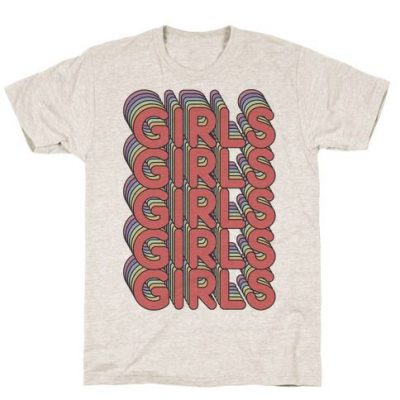 Girls Retro Rainbow t shirt - teehonesty